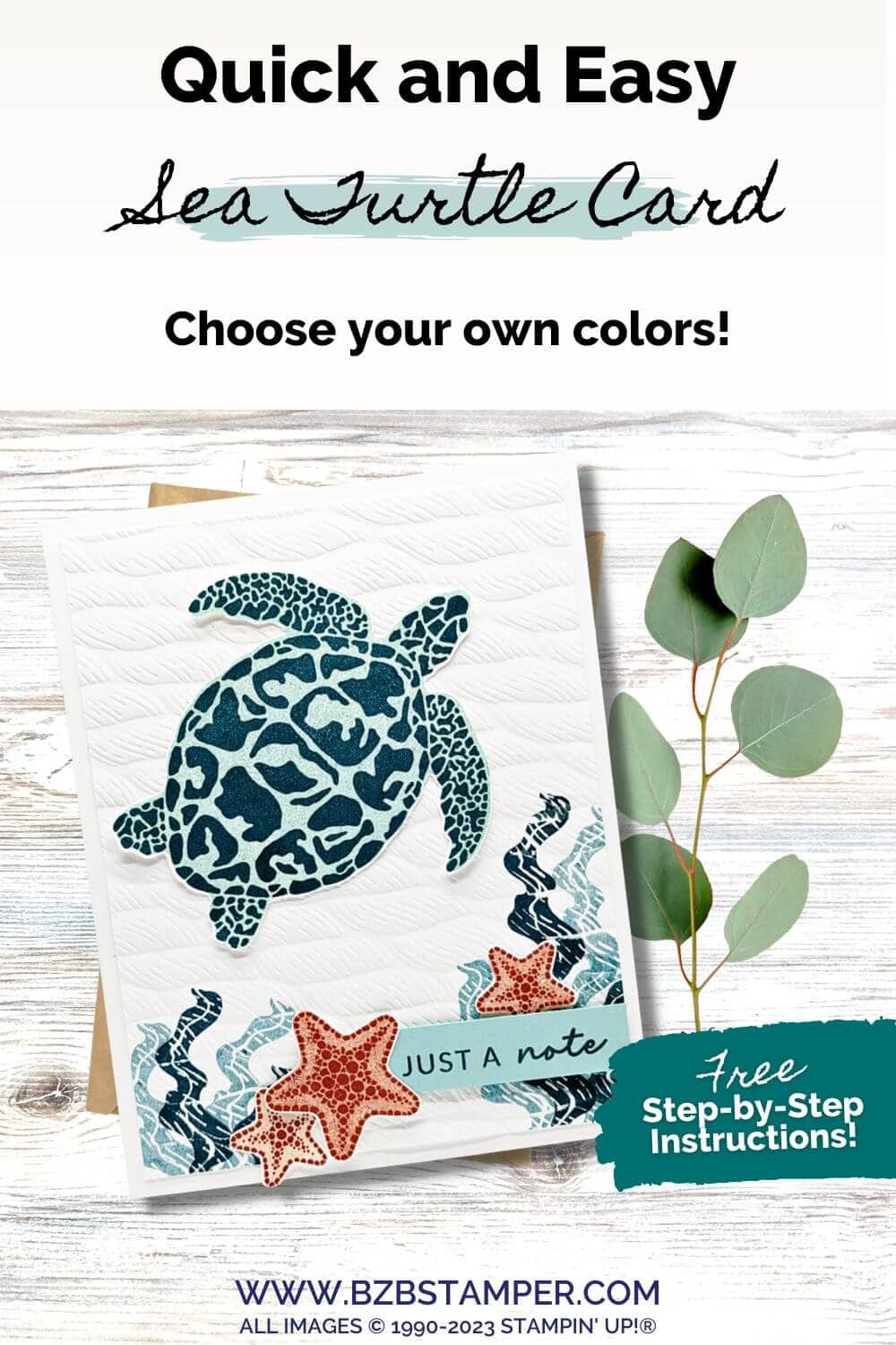 Get Creative: The Sea Turtle Stamp Set by Stampin' Up! - Barb Brimhall ...