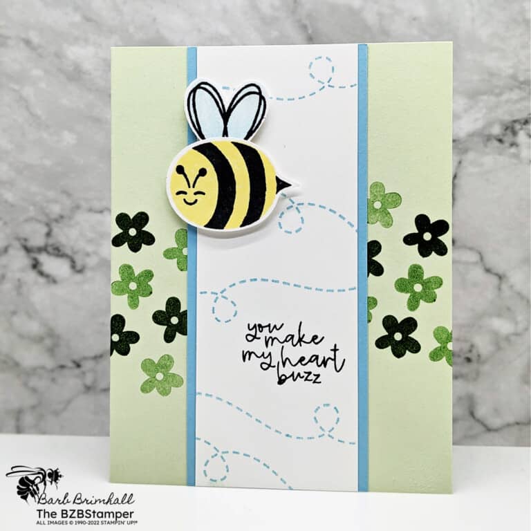 Bee Builder Punch by Stampin Up - Barb Brimhall, The BZBStamper