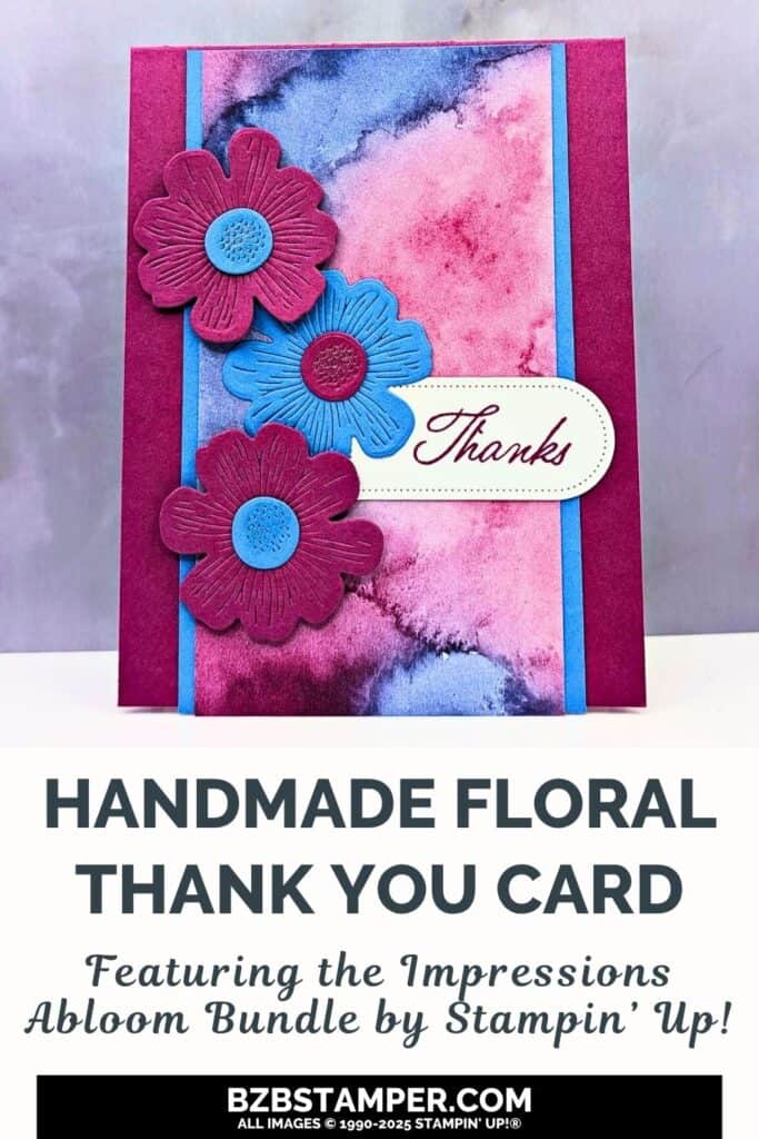 Coffee and a Card with the Impressions Abloom Bundle - Barb Brimhall, The BZBStamper